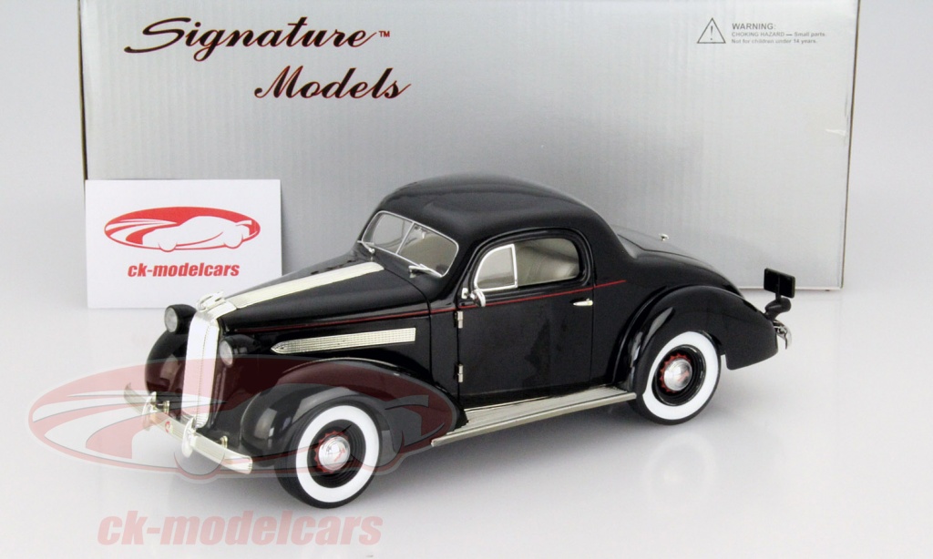 Signature Models 1:18 Pontiac Deluxe 年 1936 黒 メタリック 18106 モデル 車 18106 ...