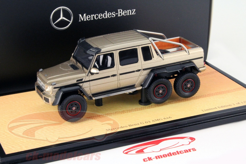 Spark 1:43 Mercedes-Benz G63 AMG 6x6 sanidin beige metallic B66961007 ...