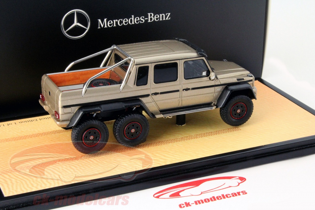 Spark 1:43 Mercedes-Benz G63 AMG 6x6 sanidine beige metallic B66961007 ...