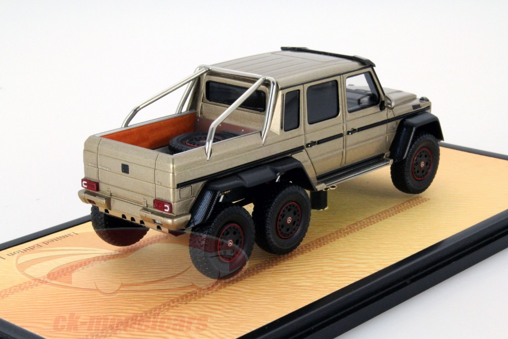 Spark 1:43 Mercedes-Benz G63 AMG 6x6 sanidin beige metallic B66961007 ...