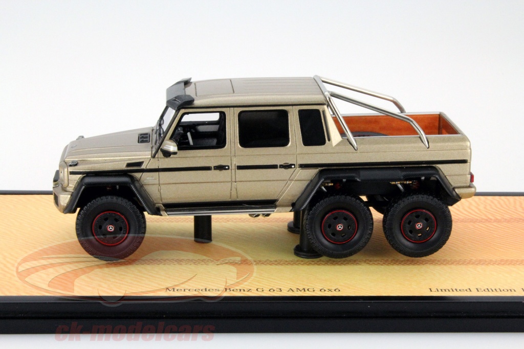 Spark 1:43 Mercedes-Benz G63 AMG 6x6 sanidin beige metallic B66961007 ...