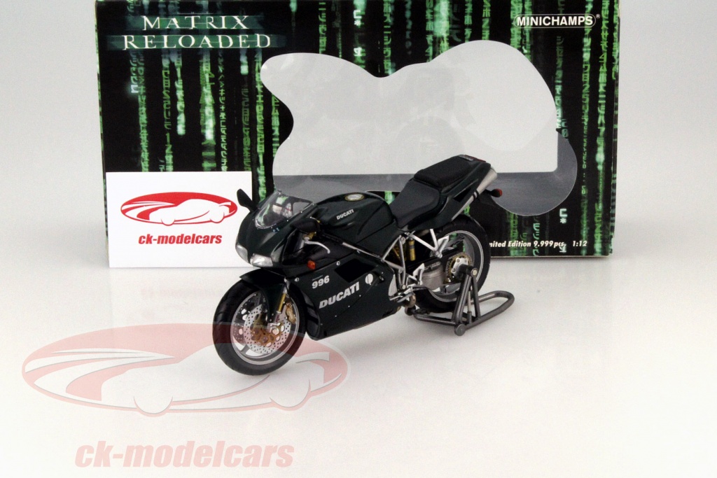 Minichamps 1:12 Ducati 996 from the Movie Matrix Reloaded 2003 dark ...