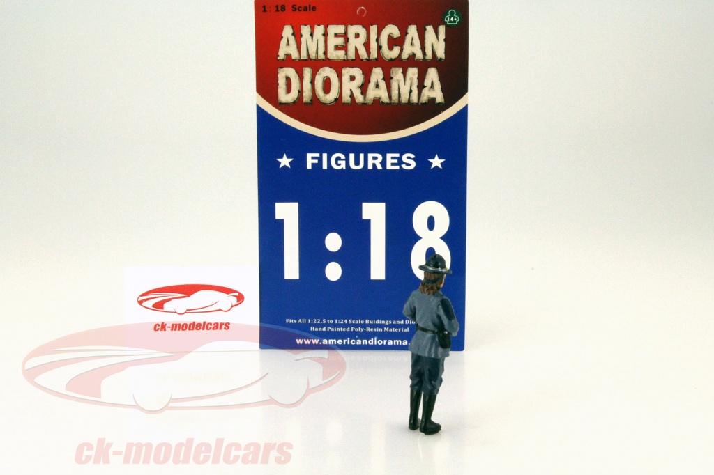 American Diorama 1:18 State Trooper Sharon Figure AD-16109 model car AD ...