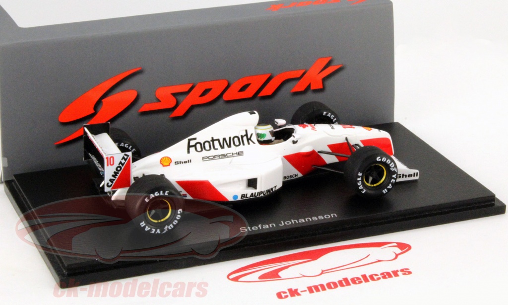 Spark 1:43 Stefan Johansson Footwork Porsche FA12 #10 カナダ GP フォーミュラ 1 ...