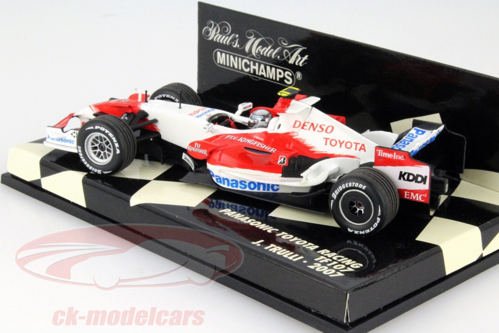 Minichamps 1:43 J. Trulli TF107 #12 Formula 1 2007 400070012 model car ...