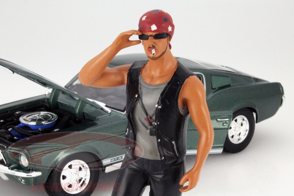 American Diorama 1:12 Biker Smoke Figure AD-77711 model car AD-77711 ...