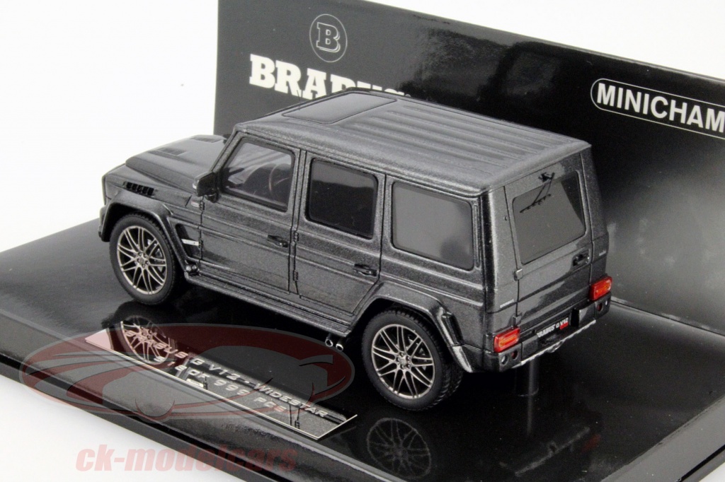 Minichamps 1:43 Brabus G V12 Widestar Year 2010 gray 437032300 model ...