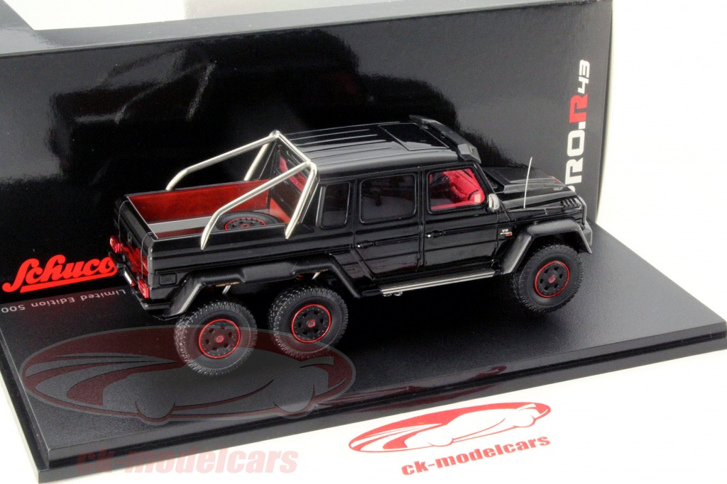 Schuco 1:43 Brabus B63 S700 6x6 黒 450890100 モデル 車 450890100 4007864089017