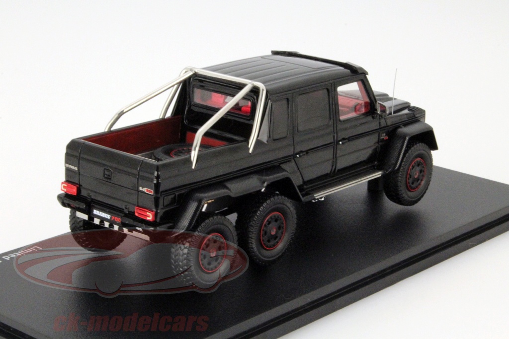 Schuco 1:43 Brabus B63 S700 6x6 black 450890100 model car 450890100 ...