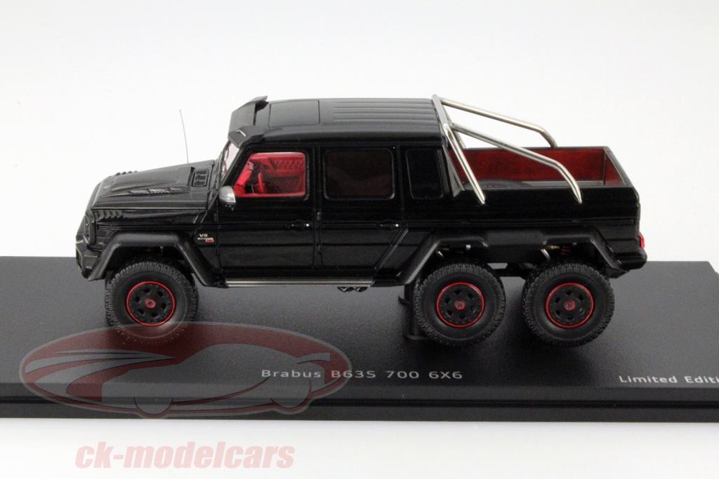 Schuco 1:43 Brabus B63 S700 6x6 black 450890100 model car 450890100 ...