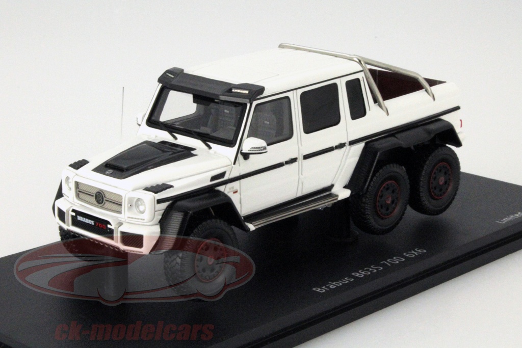 Schuco 1:43 Brabus B63 S700 6x6 white 450890200 model car 450890200 ...