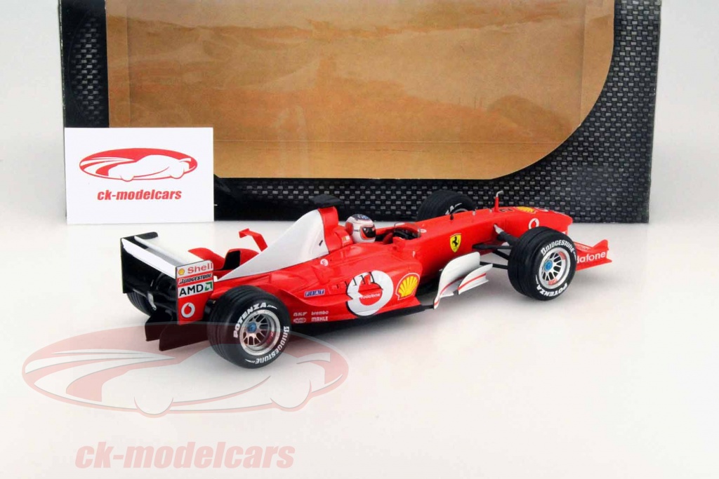 HotWheels 1:18 Rubens Barrichello Ferrari F2003-GA #2 Formula 1 2003 B1024 model car B1024 ...