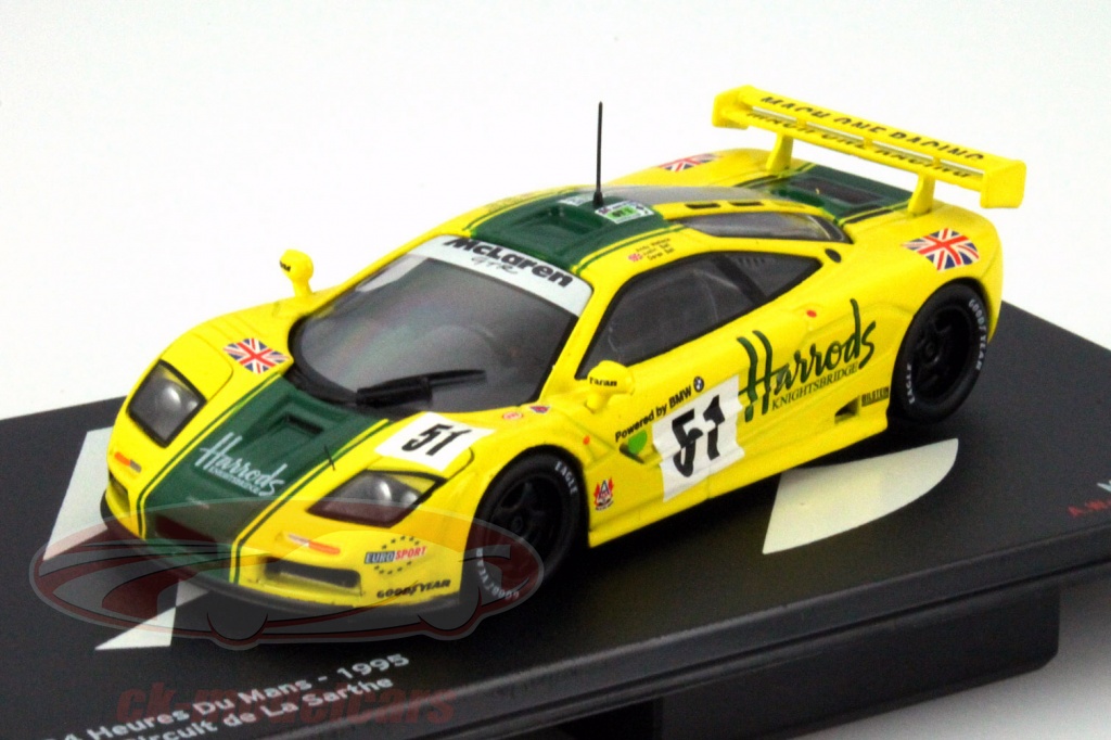 Ixo 1:43 McLaren F1 GTR #51 第3回 24h LeMans 1995 Harrods Mach One Racing ...