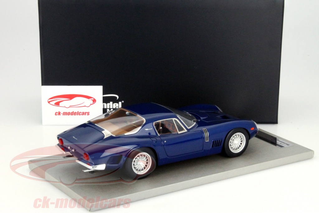 Tecnomodel 1:18 Bizzarrini 5300 GT Baujahr 1964 blau metallic TM1805C Modellauto TM1805C