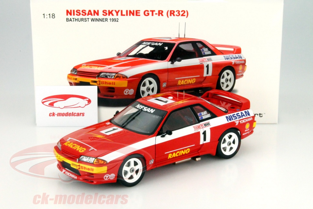 AUTOart 1:18 Nissan Skyline GT-R (R32) #1 Bathurst Winner 1992 Skaife ...