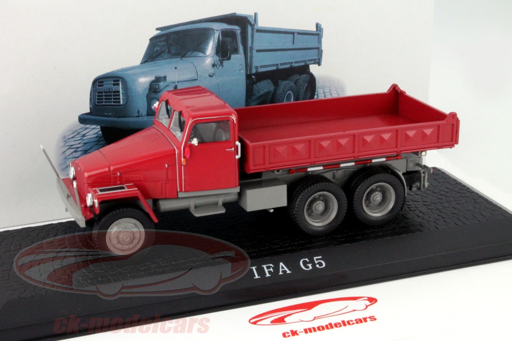 Atlas 1:43 IFA G5 Truck red 7167122 model car 7167122