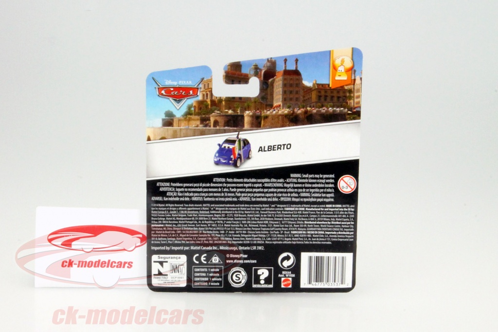 HotWheels 1:64 Alberto from the Movie Disney Cars 2 2011 BDX44 model ...
