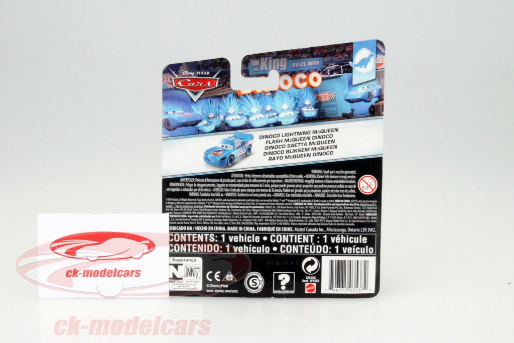 HotWheels 1:64 Dinoco Lightning McQueen from the Movie Disney Cars 1 ...