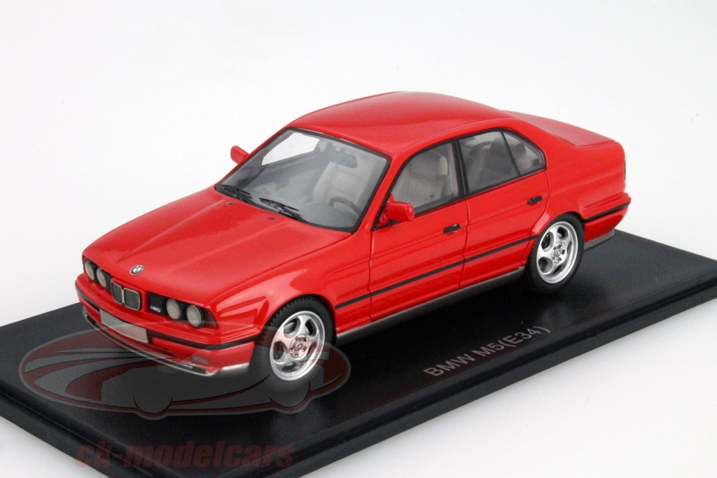 Neo 1:43 BMW M5 (E34) red NEO43314 model car NEO43314 200619