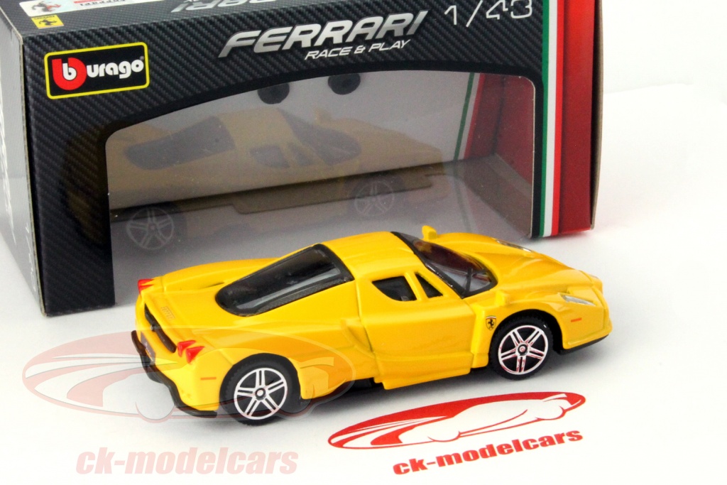 Bburago 1:43 Ferrari Enzo yellow 18-31101 model car 18-31101 4893993360000