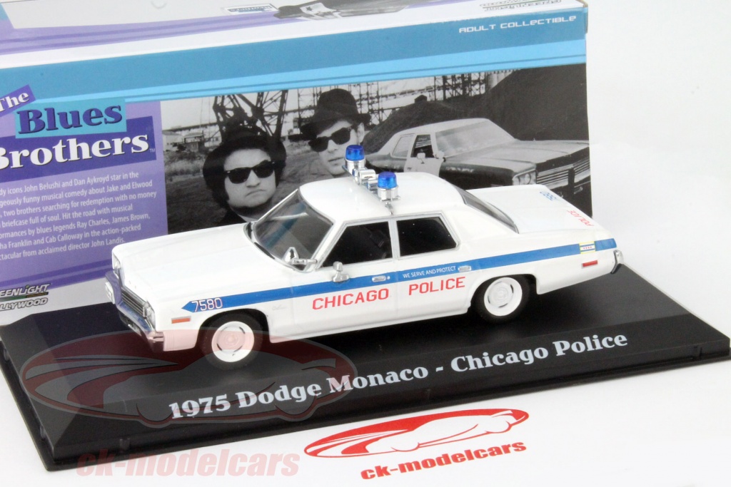 Greenlight 1:43 Dodge Monaco Chicago Police from the Movie Blues ...