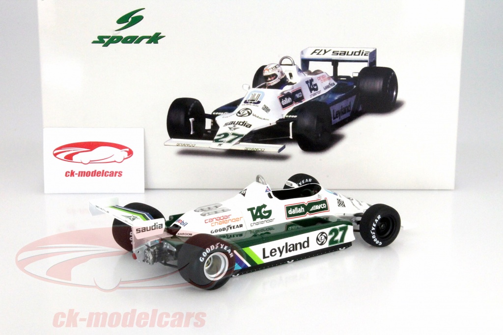 Spark 1:18 Alan Jones Williams FW07B #27 World Champion Formula 1 1980 ...