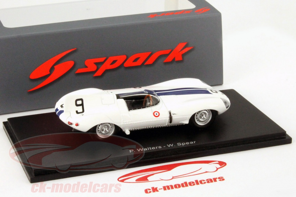 Spark 1:43 Jaguar D-Type #9 24h LeMans 1955 Briggs Cunningham S2132 ...