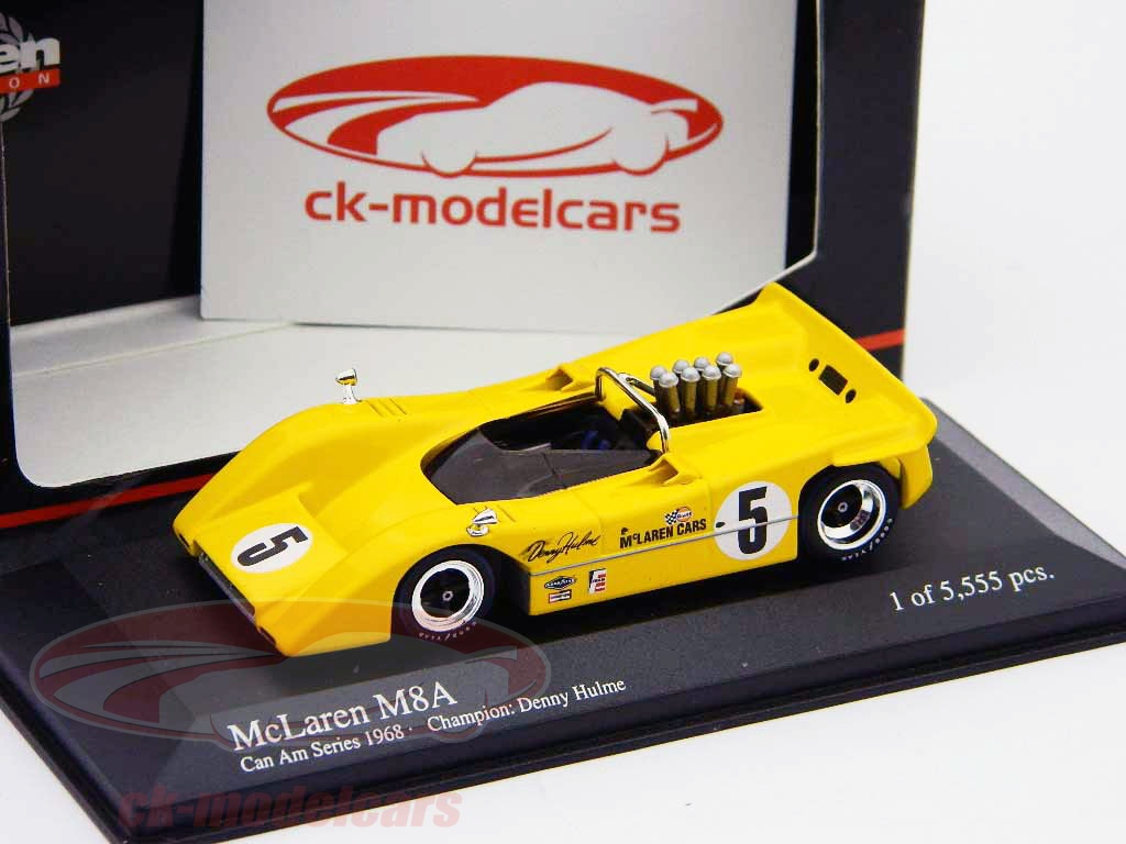 Minichamps 1:43 D. Hulme McLaren M8A #5 Can Am Series 1968 530684305 modèle voiture 530684305 ...