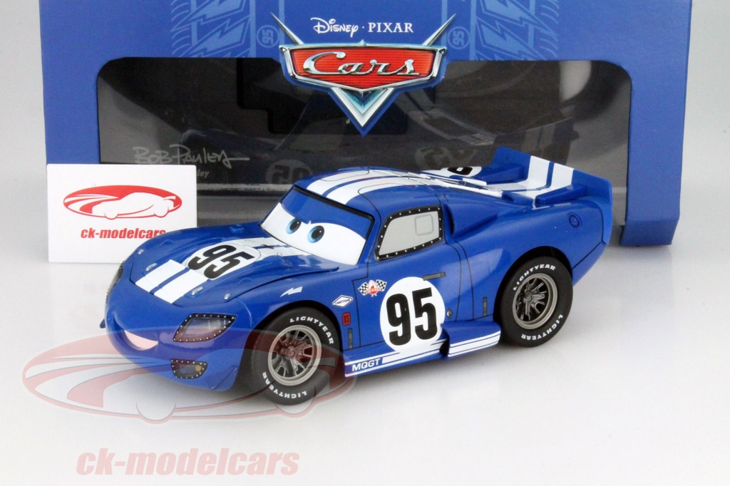 Disney 1:18 Lightning McQueen Cars Bob Pauley Design blue 411033530783 ...