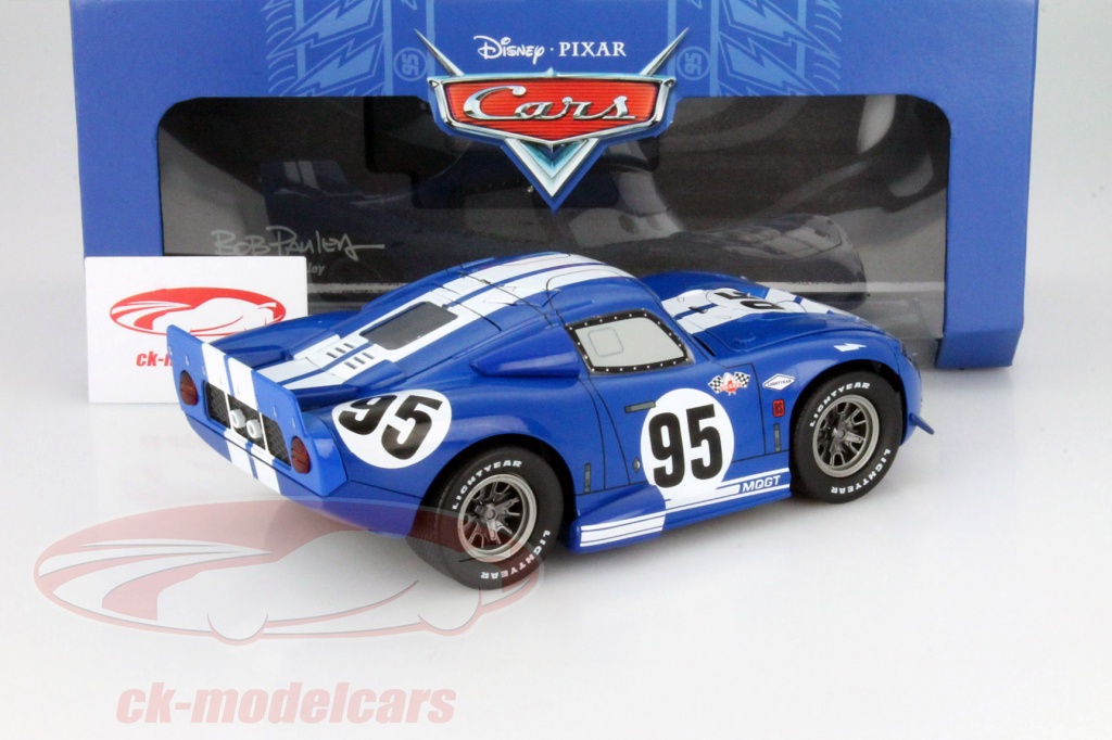 Disney 1:18 Lightning McQueen Cars Bob Pauley Design blue 411033530783 ...