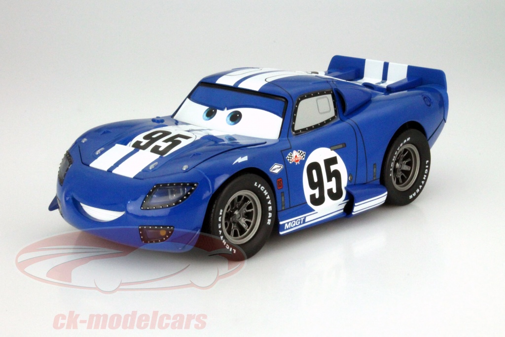 Disney 1:18 Lightning McQueen Cars Bob Pauley Diseño azul 411033530783 ...