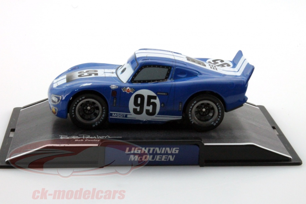 Disney 1:43 Lightning McQueen Cars Bob Pauley Ontwerp blauwe ...