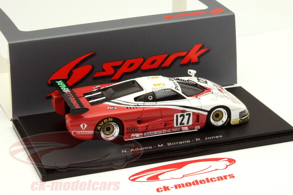 Spark 1:43 Spice SE86C #127 24h LeMans 1988 Adams, Birrane, Jones S3586 ...