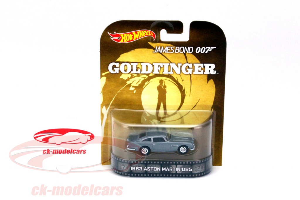 HotWheels 1:64 Aston Martin DB5 silver James Bond 007 Goldfinger BDV04 ...
