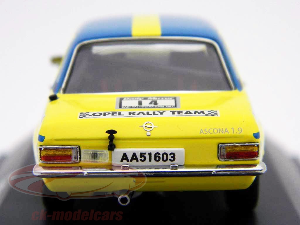 Schuco 1:43 Opel Ascona A #14 RAC Rally 1972 450267800 model car ...