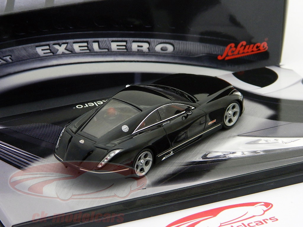 Schuco 1:43 Maybach Exelero Concept Car Fulda schwarz / black 450484100 ...