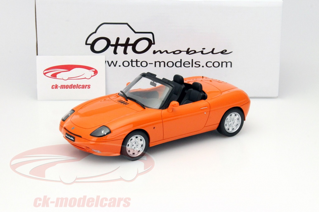 Ottomobile 1:18 Fiat Barchetta Roadster Jaar 1996 oranje OT168 model ...