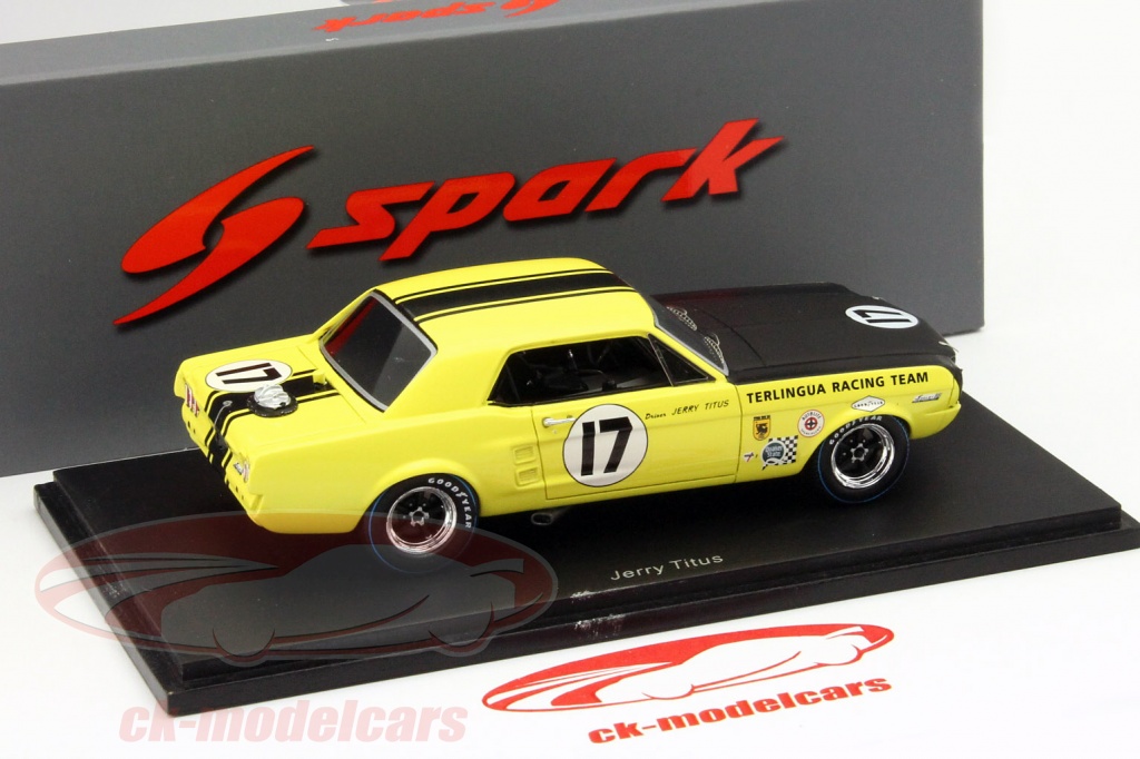 Spark 1:43 Ford Mustang #17 Kampioen Trans-Am 1967 Jerry Titus S2631 model auto S2631 9580006926319