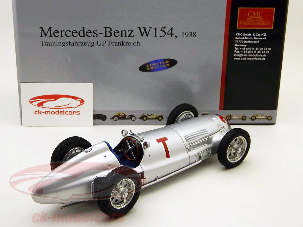 CMC 1:18 Mercedes-Benz W154 GP France 1938 Training M-099 model car M-099