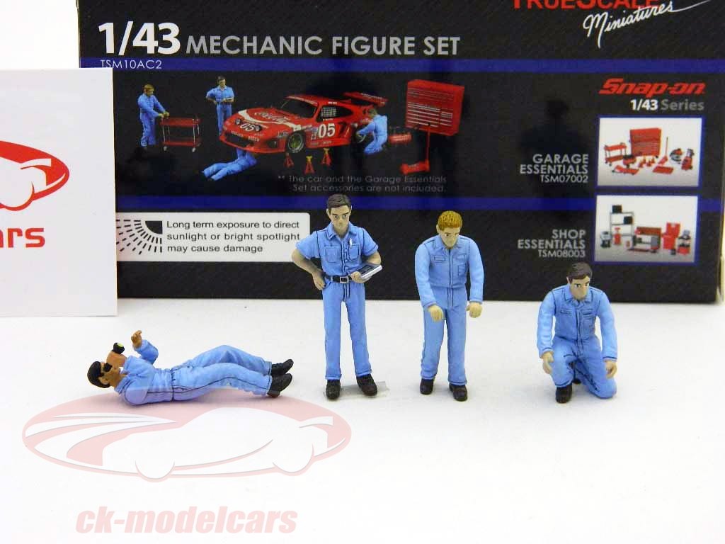 True Scale 1:43 Miniatures Figuren Set Mechaniker TSM10AC2 modelo coche ...