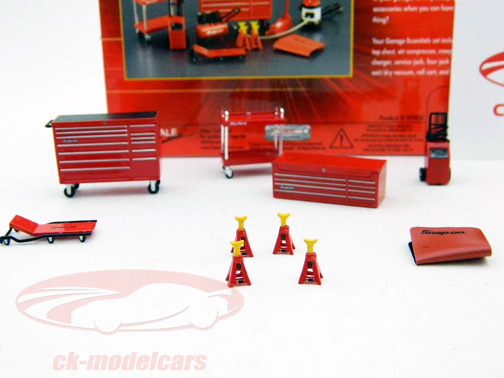 True Scale 1:43 Snap-on Garage Essentials Set, Accessory Set Miniatures ...