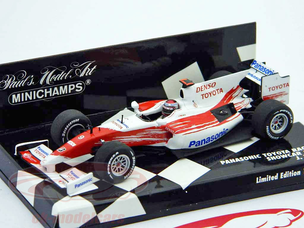 Minichamps 1:43 J. Trulli Panasonic Toyota TF109 Showcar Formula 1 2009 ...