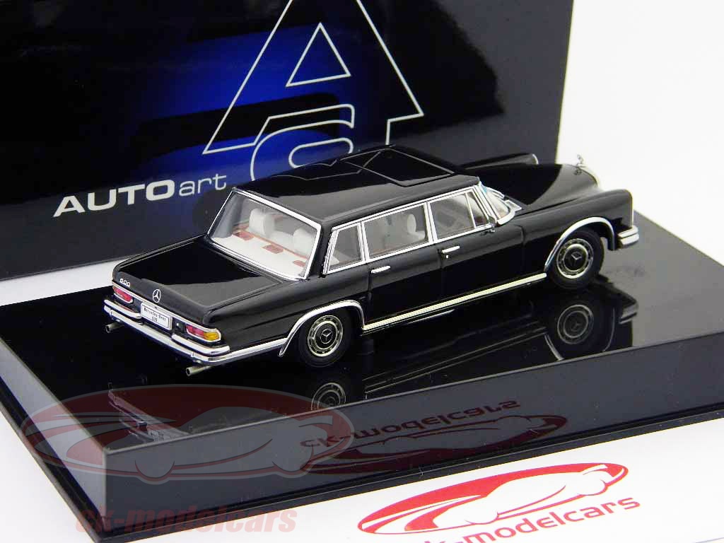 AUTOart 1:43 Mercedes-Benz Type 600 SWB black 56192 model car 56192 ...