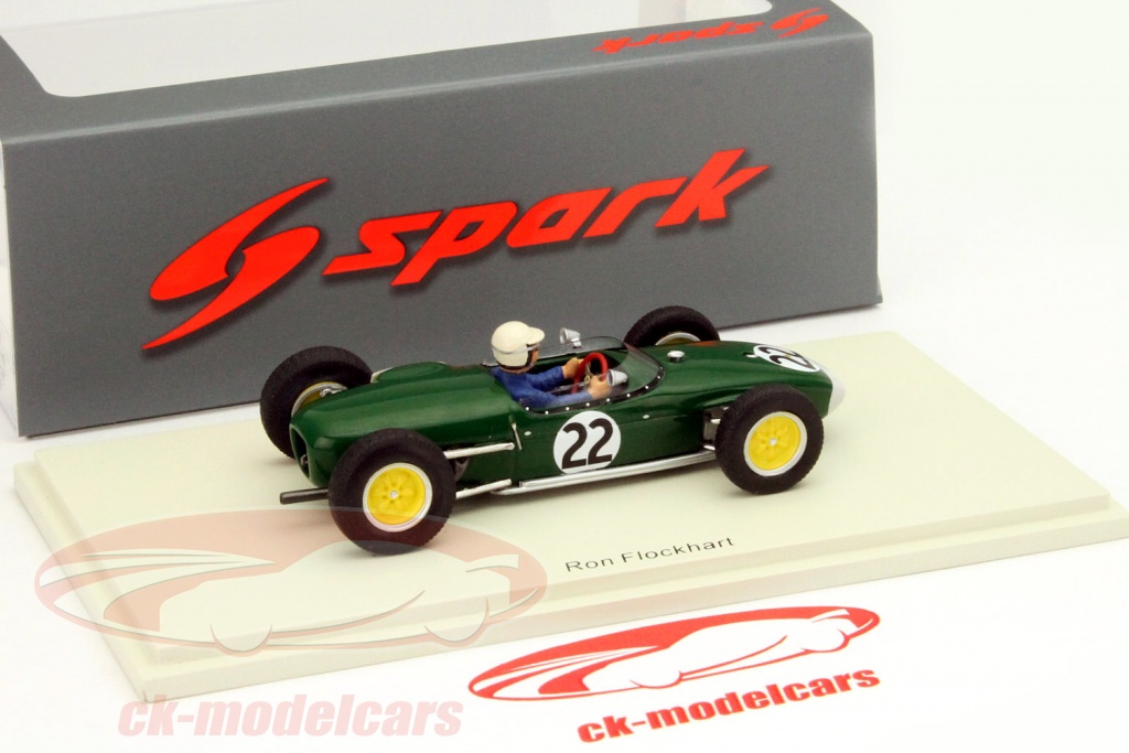 Spark 1:43 Ron Flockhart Lotus 18 #22 6th French GP Formula 1 1960 ...