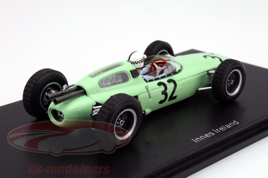 Spark 1:43 Innes Ireland Lotus 24 #32 British GP Formula 1 1962 S4270 ...