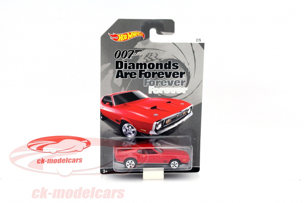 HotWheels 1:64 Mustang Mach 1 James Bond 007 Diamonds Are Forever 1971 ...