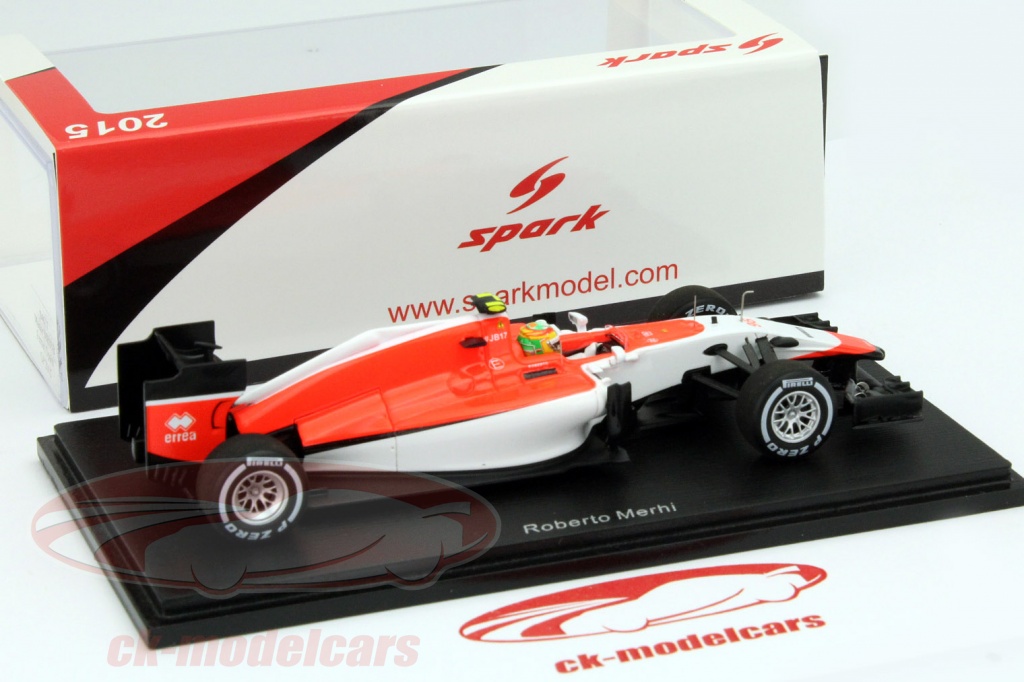 Spark 1:43 Roberto Merhi Manor MR03B #98 Espagne GP Formule 1 2015 ...