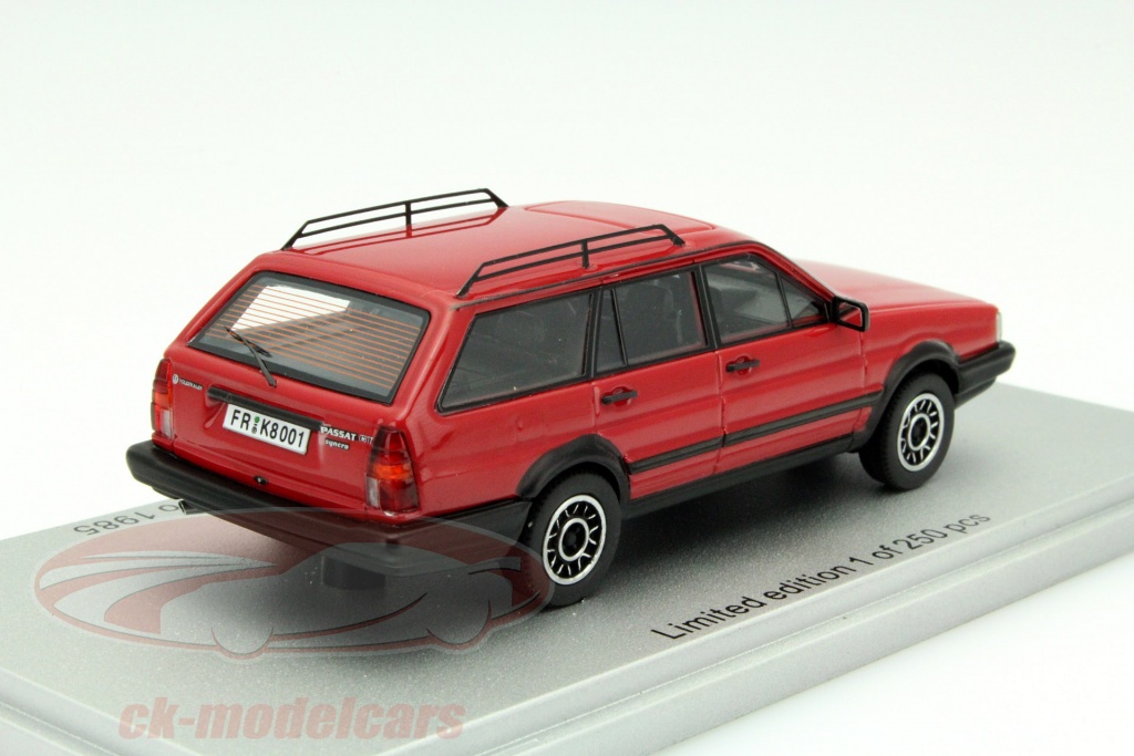 KESS 1:43 Volkswagen VW Passat B2 GT Syncro Year 1985 red 43028001 ...