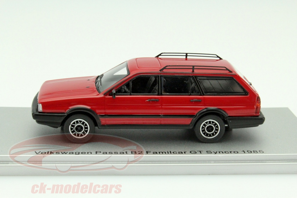 KESS 1:43 Volkswagen VW Passat B2 GT Syncro Year 1985 red 43028001 ...