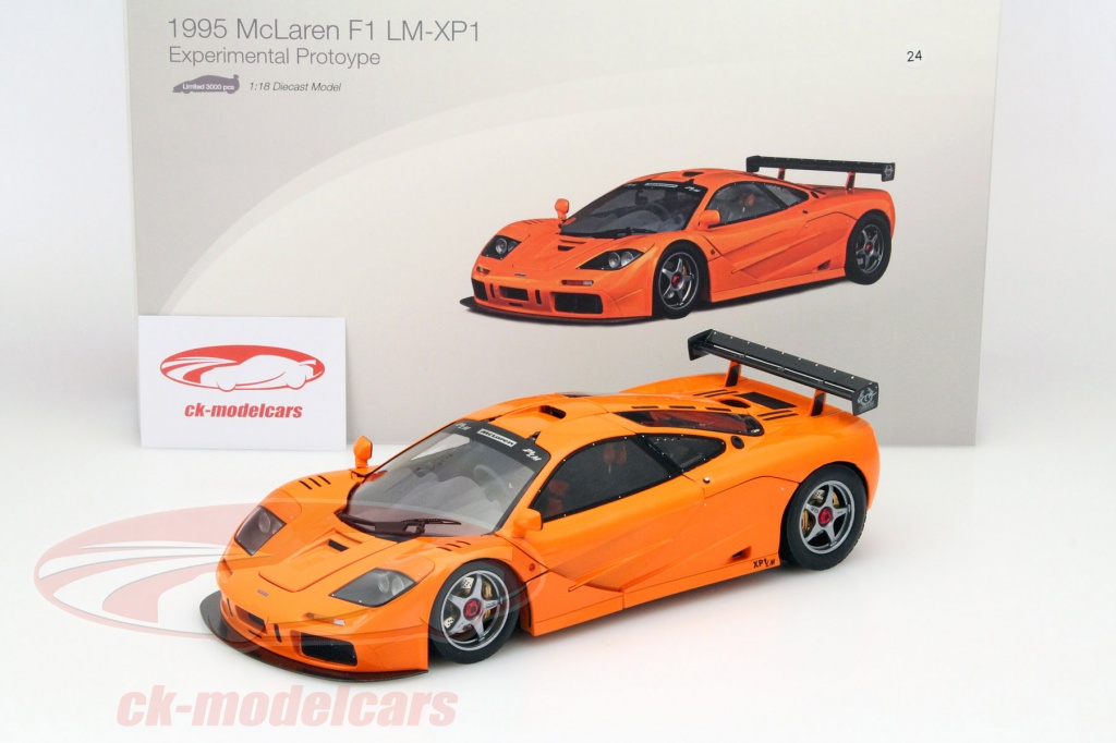 True Scale 1:18 McLaren F1 LM-XP1 Experimental Prototype Year 1995 ...
